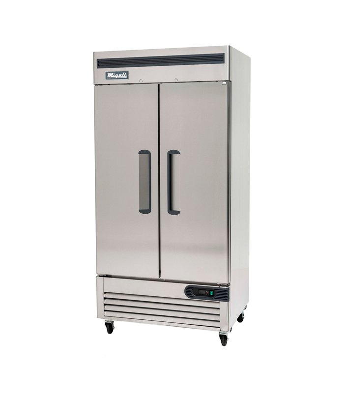 Migali C-2FB-35-HC 39" Two Section Reach In Freezer, (2) Solid Doors ...