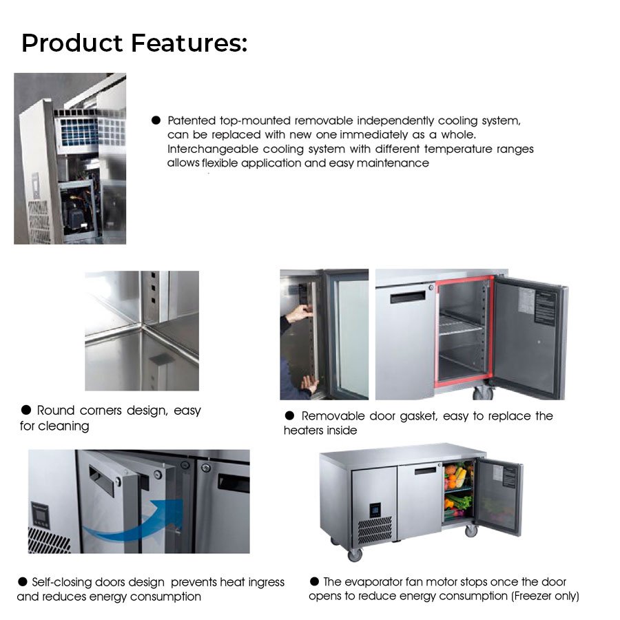 PW6/7T1H-P | Counter Chiller & Freezer( Pass Through Type) - Latam Food ...